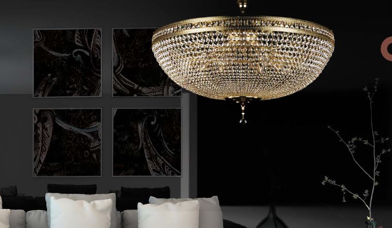 Svetilke v dnevni sobi in kuhinji, Tradicionalni češki kristalni lestenci