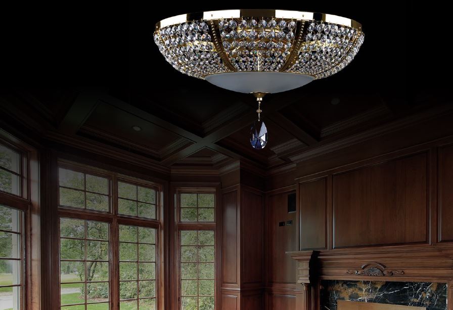 Svetilke v dnevni sobi in kuhinji, Tradicionalni češki kristalni lestenci