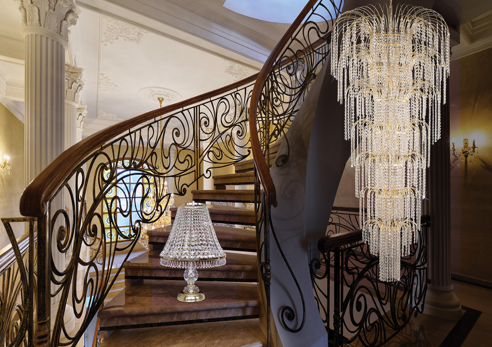 Fotogalerija svetilke v dnevni sobi in kuhinji